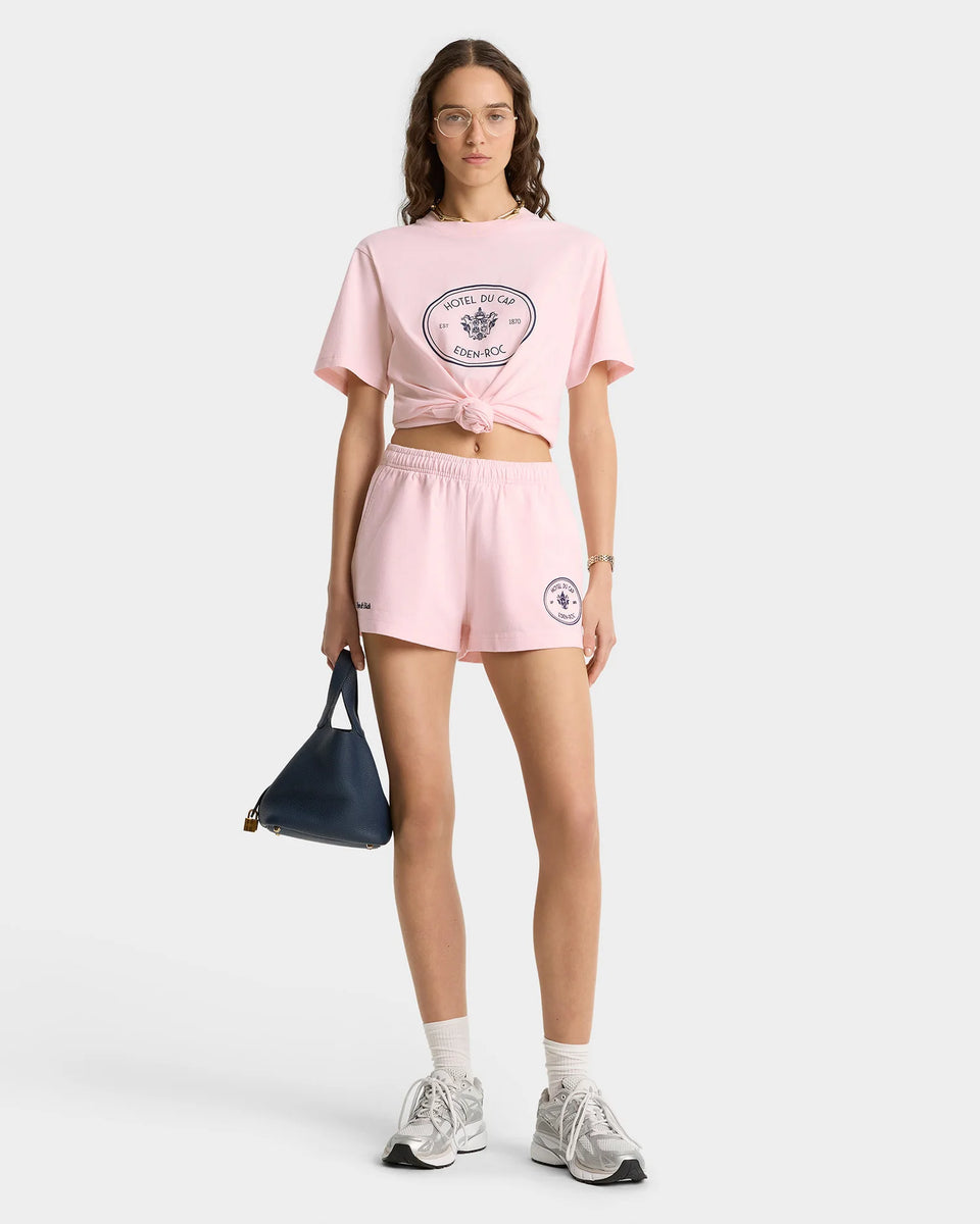 Eden Crest Embroidered Short - Pink Dolphin – THE HOLIDAY PROJECT